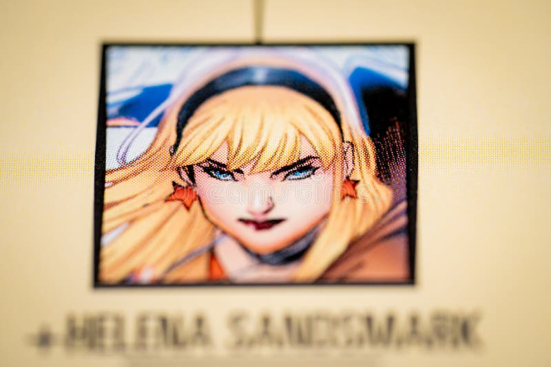 The Helena Sandsmark Superhero from a Comic Book. Editorial Photography ...