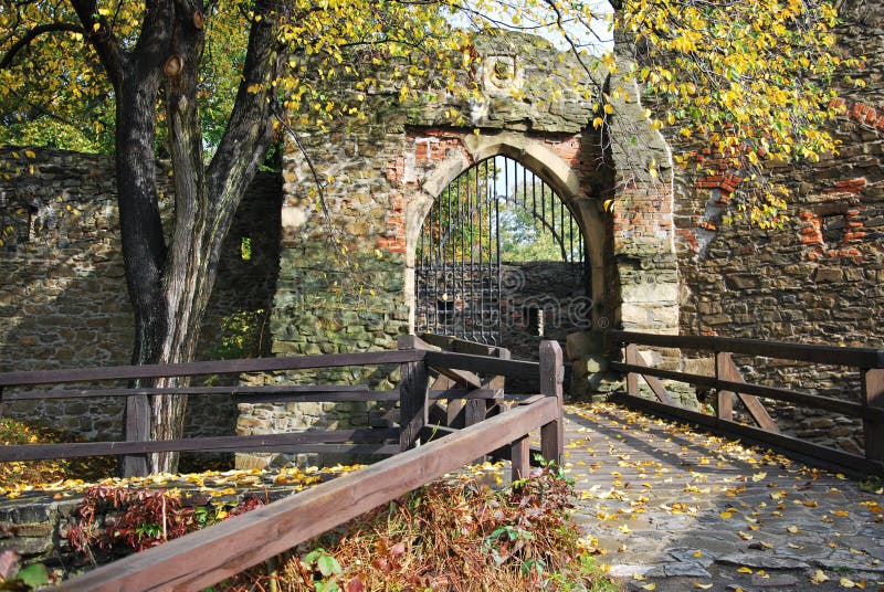 Helfstyn castle stock image. Image of beauty, gothic - 11385297