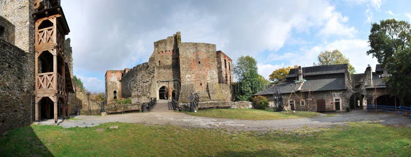 Helfstyn castle stock image. Image of mythical, helfenstein - 11385491