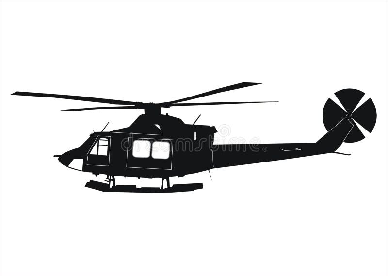 Helicóptero Bell 412 ilustración del vector. Ilustración de original ...