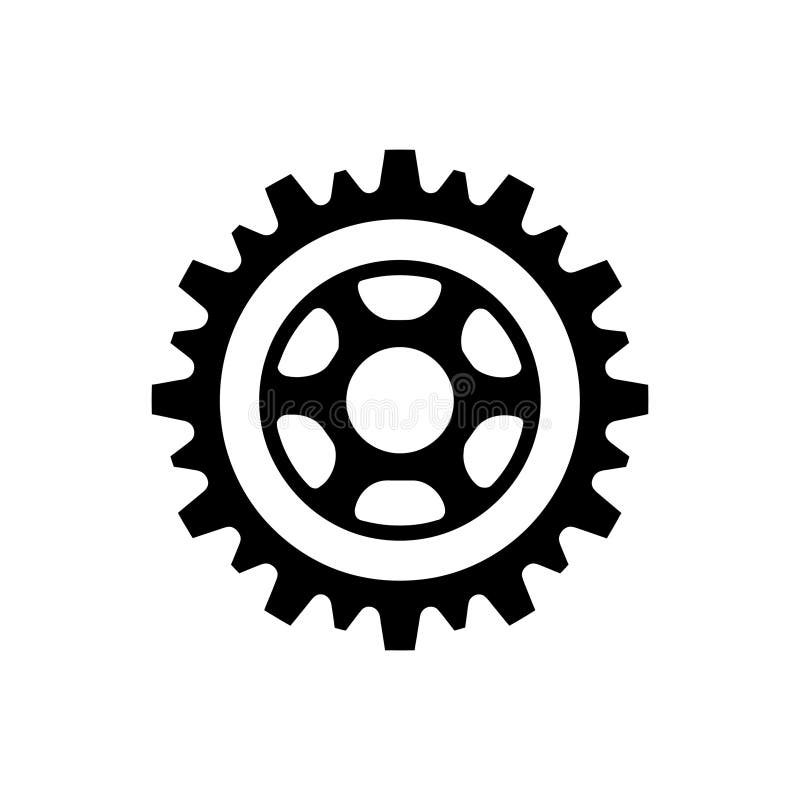Helical gear icon stock vector. Illustration of gear - 306213777