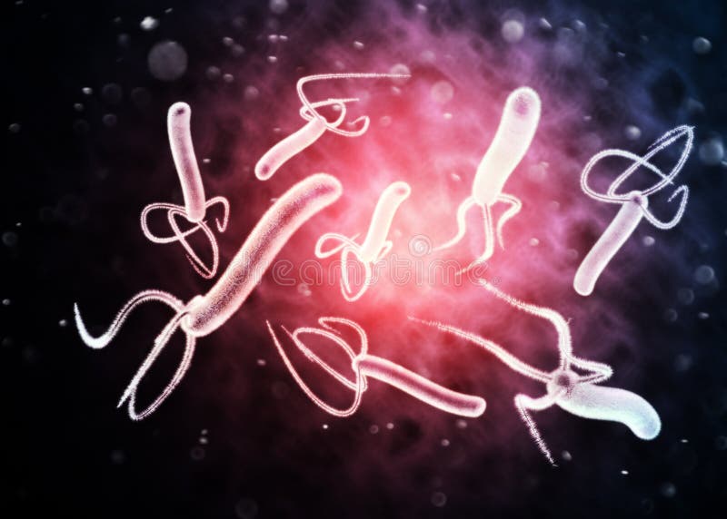 Helicobacter Pylori Electron Microscope