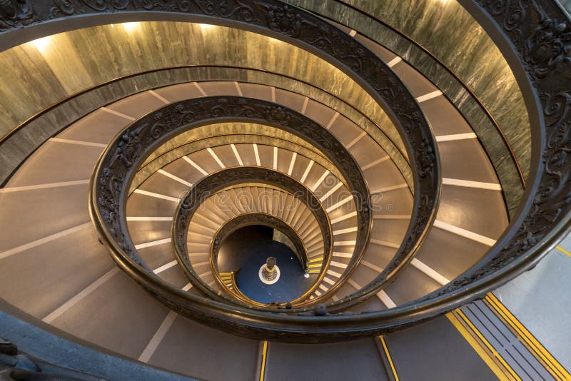 The Helicoidal Staircases in Vatican City Editorial Stock Photo - Image ...