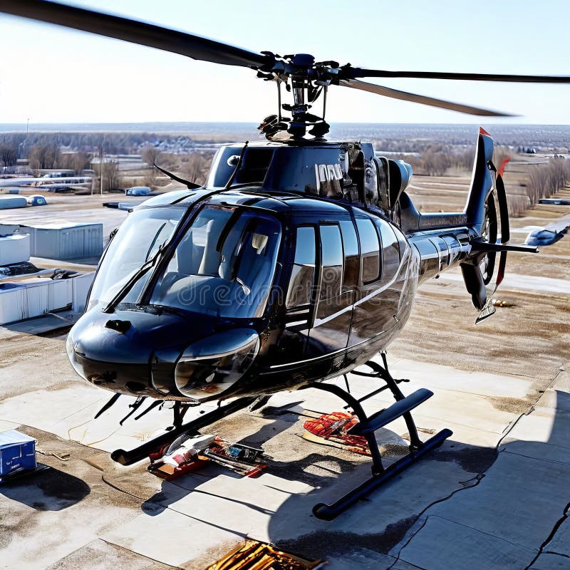Helicopter Aerial Construction Inspection Evaluating Construct Stock ...