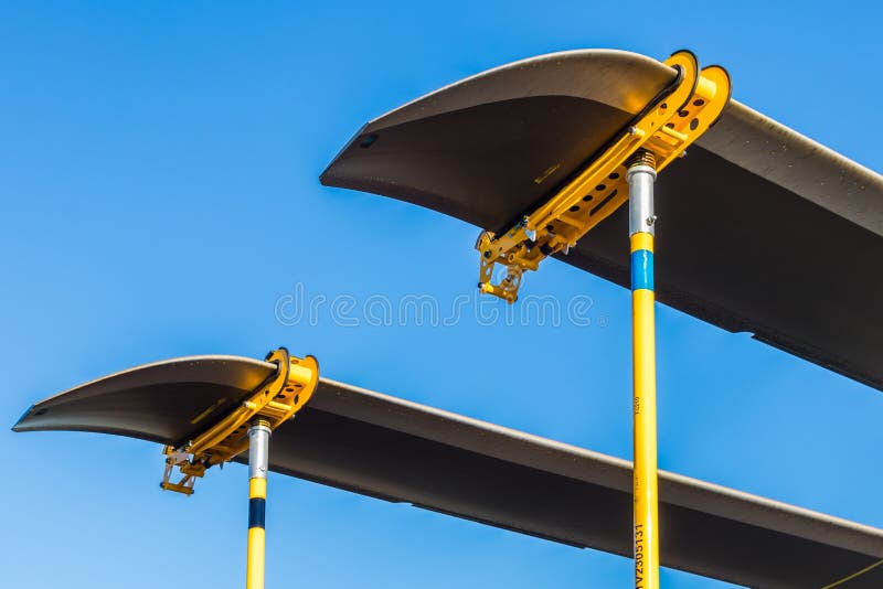 Helicopter Blade Holders stock photo. Image of stability - 90858766