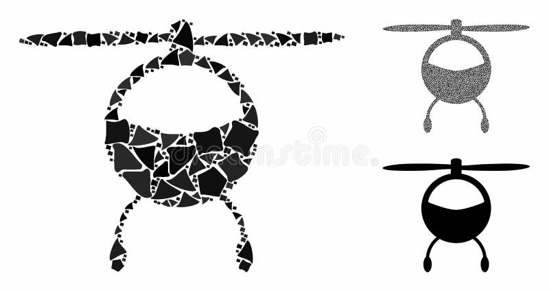 Helicopter Chopper Gear Machine Mechanic Symbol Isolated Stock Vector ...