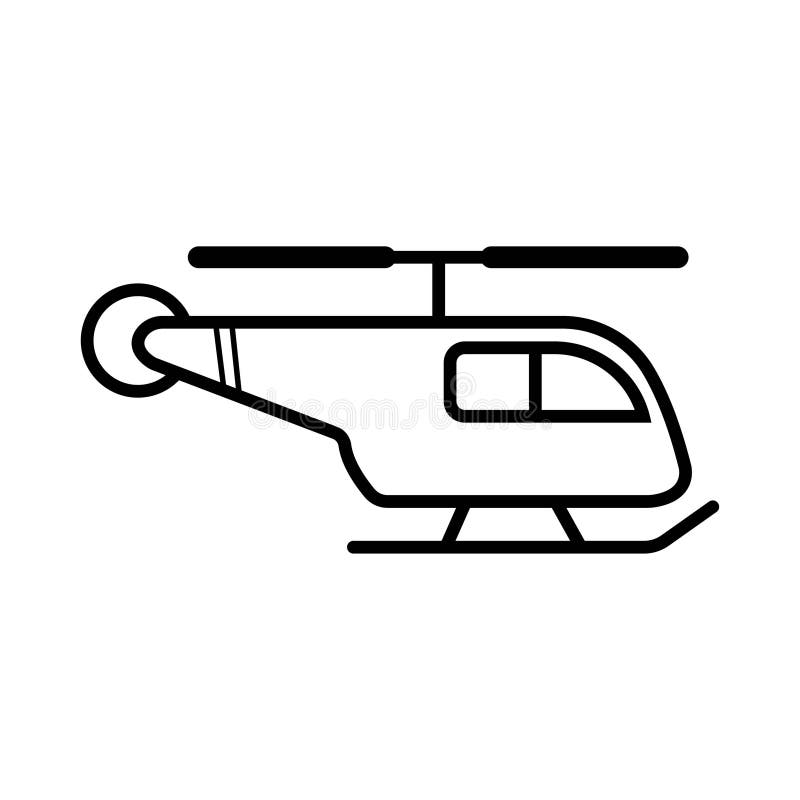 Helicopter, Chopper Icon. Vector Illustration Stock Illustration ...