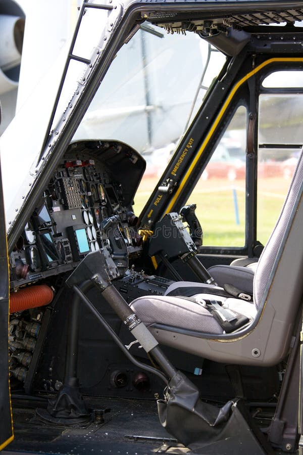 Helicopter cockpit stock photo. Image of transportation - 20803252