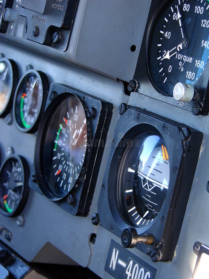 Helicopter Cockpit stock photo. Image of control, indicator - 2498602