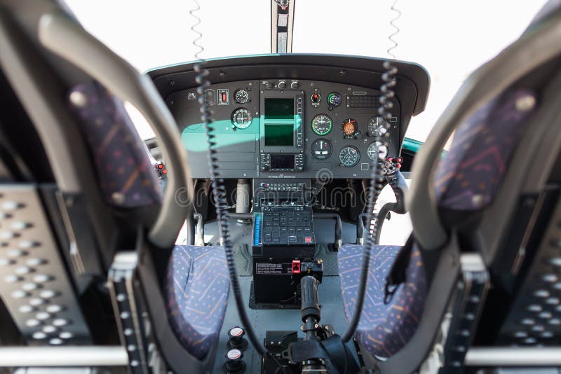 Helicopter Cockpit - Puma SA-330 Stock Image - Image of heavy, puma ...