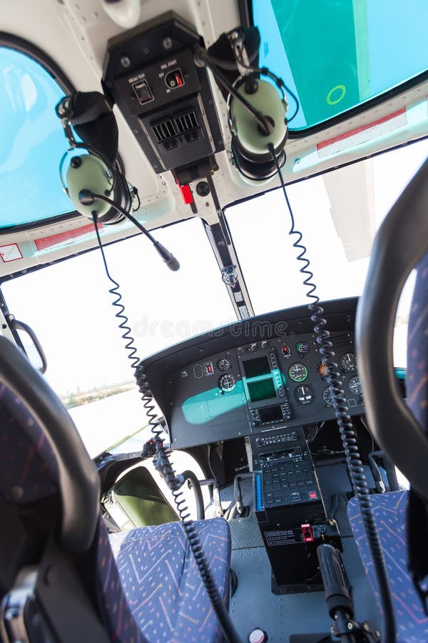 Helicopter cockpit stock photo. Image of stick, instrument - 28694610