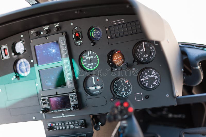 Helicopter Cockpit - Puma SA-330 Stock Image - Image of heavy, puma ...