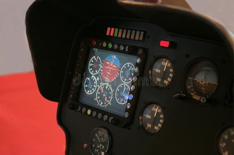 Helicopter Cockpit Picture. Image: 9512964