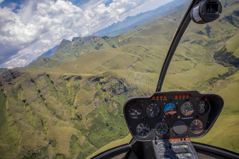 Helicopter Cockpit View stock image. Image of aircraft - 3082969