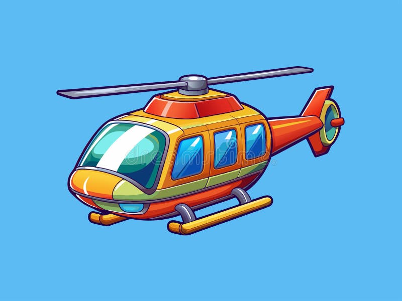 Helicopter 3D Illustration, Helicopter Vector, Helicopter Icon Vector ...