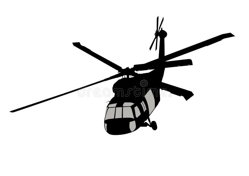 Apache Helicopter Silhouette Stock Illustrations – 248 Apache ...