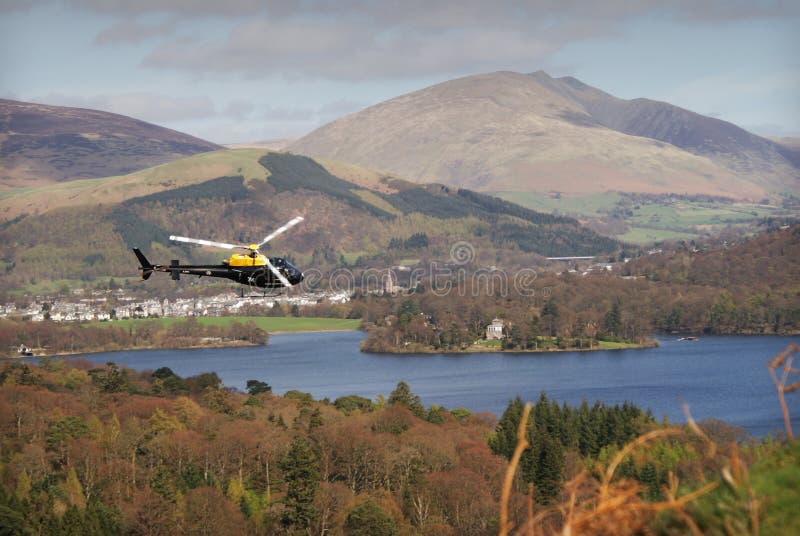 Helicopter In Flight Picture. Image: 19167603