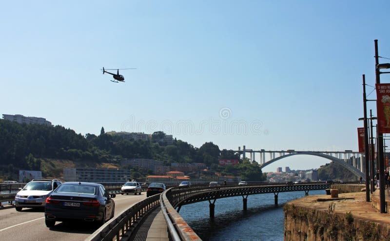 Helicopter on river stock photo. Image of aviation, rescue - 6378886
