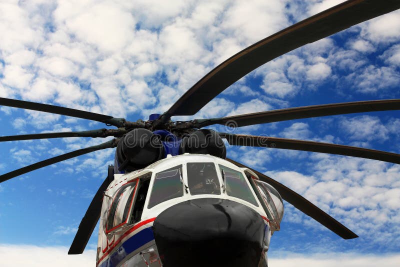 Helicopter, front view stock photo. Image of engine, travel - 38163254
