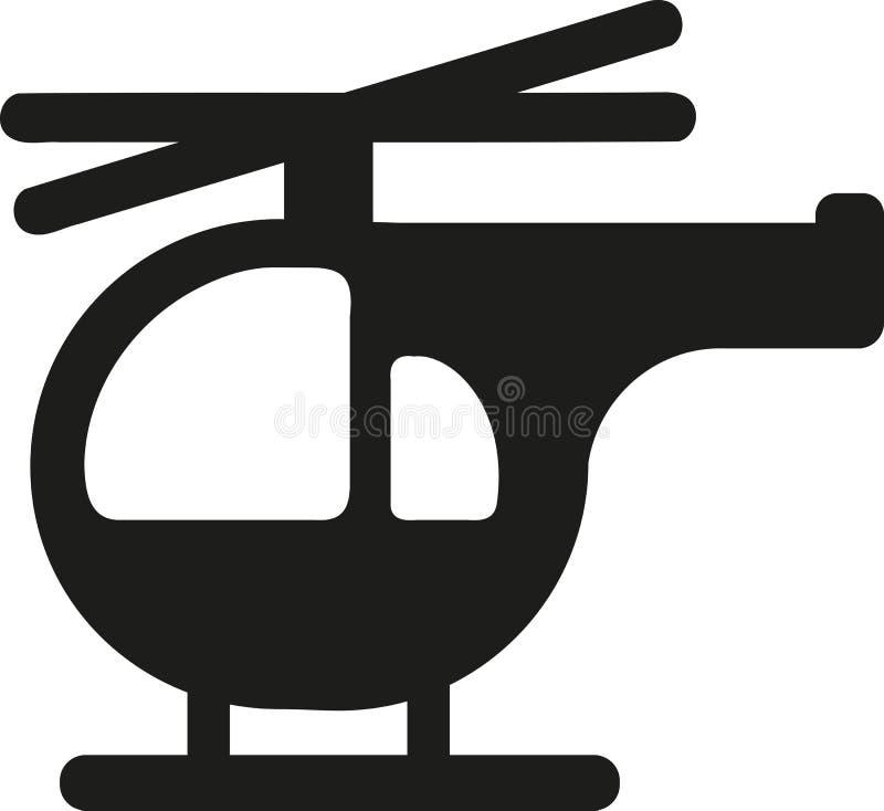 Helicopter icon flight stock vector. Illustration of logo - 107170199