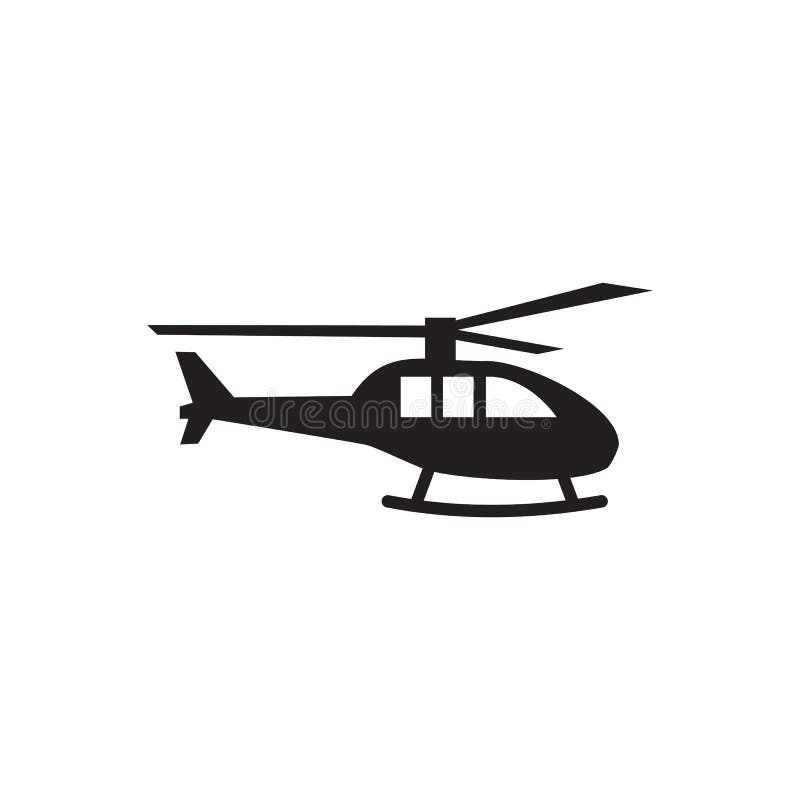 Helicopter Icon Logo Design Vector Template Stock Vector - Illustration ...