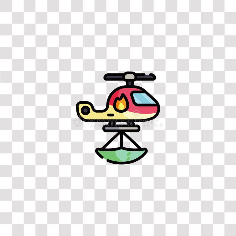 Helicopter Icon Sign and Symbol. Helicopter Color Icon for Website ...