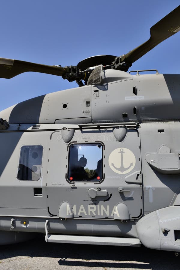 The Helicopter Of Italian Army Stock Image - Image of whirlybird ...