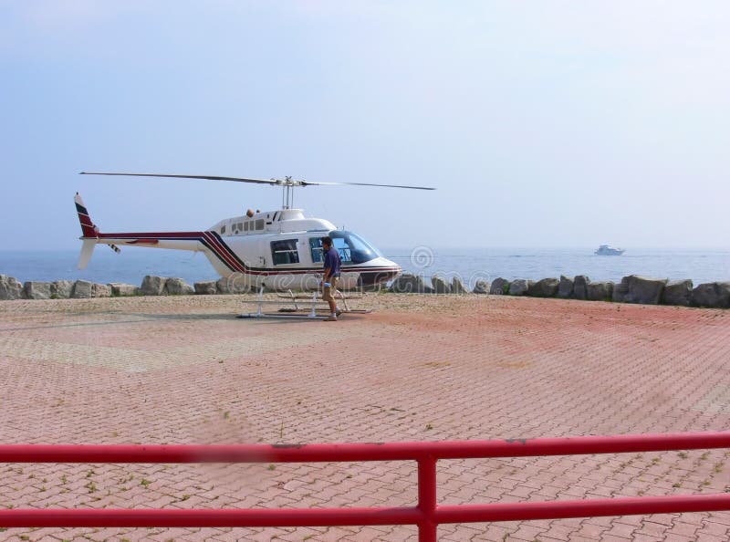 Helicopter landing stock photo. Image of aviation, travel - 2879298