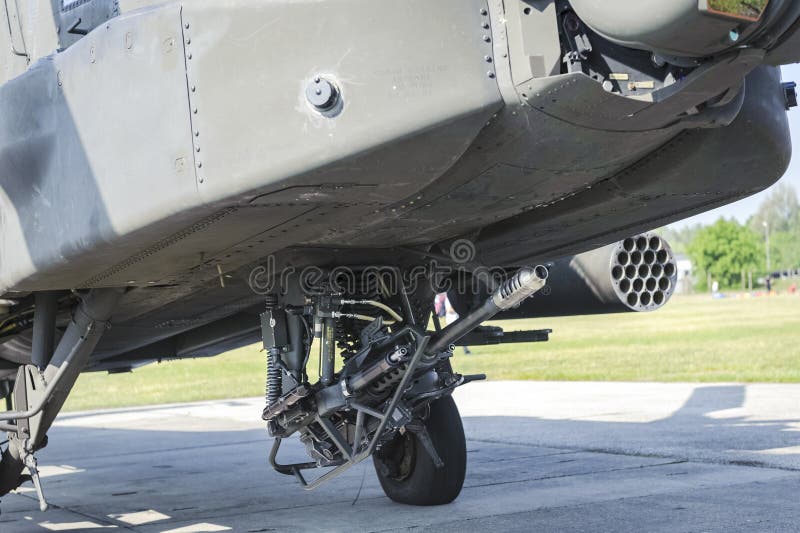 Helicopter machine gun stock image. Image of army, tank - 72141829