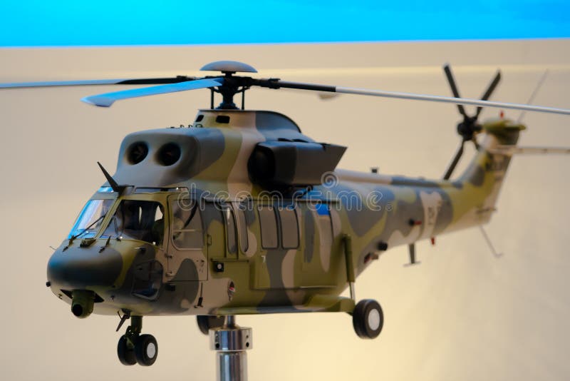 Helicopter Model in Singapore Air Show 2010 Editorial Photography ...