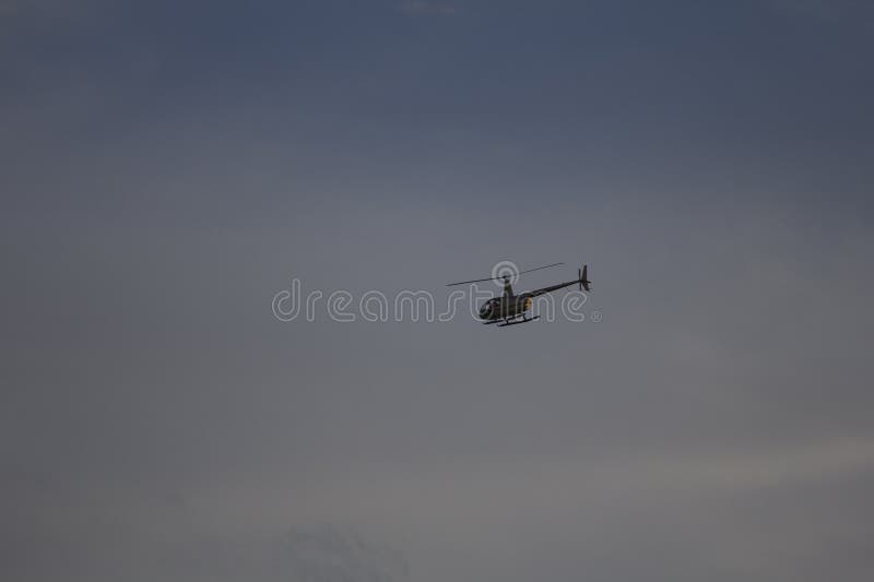 Helicopter Over the Indian River Lagoon, Florida Stock Photo - Image of ...