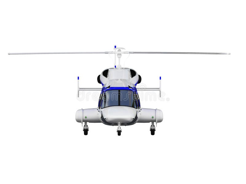 Bell UH-1N Iroquois. Twin Huey. Model 212. Vector Drawing of Utility ...