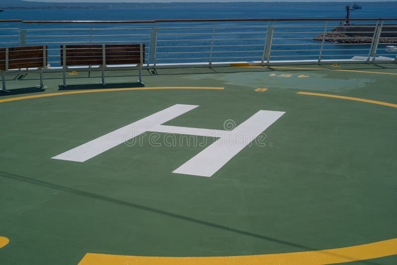 Helicopter Pad stock photo. Image of asia, helispot, china - 99583704