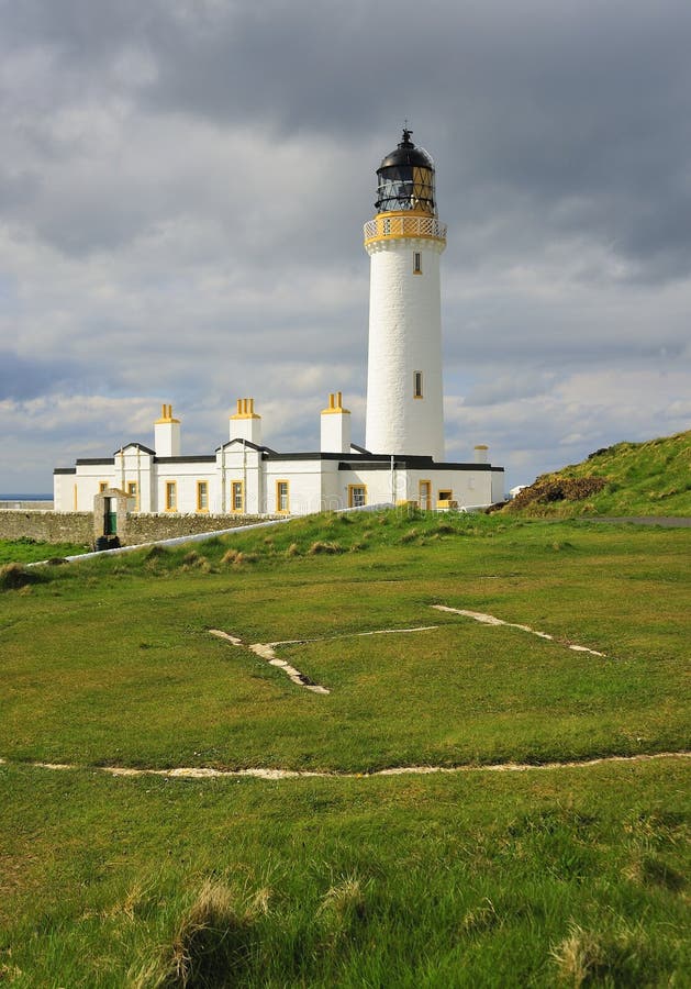 Lighthouse in Sound of Mull, Scotland Stock Photo - Image of seafaring ...