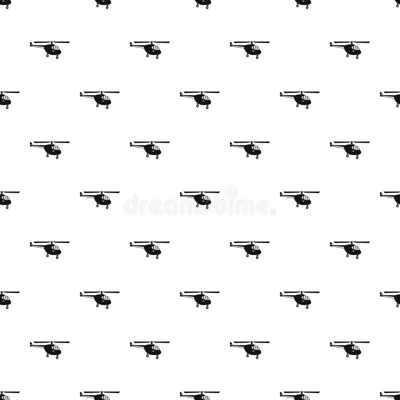 Helicopter Pattern, Simple Style Stock Vector - Illustration of ...
