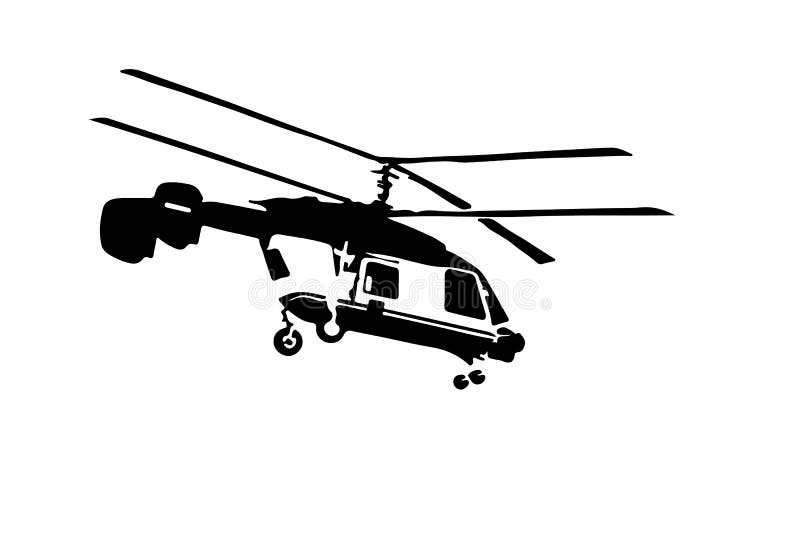 Helicopter stock vector. Illustration of military, transport - 61240001
