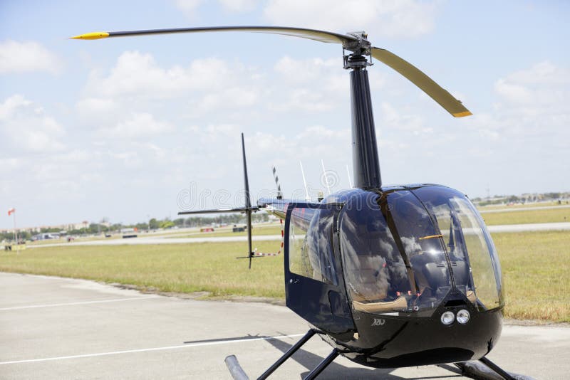 Helicopter r44 stock image. Image of travel, private - 56704171