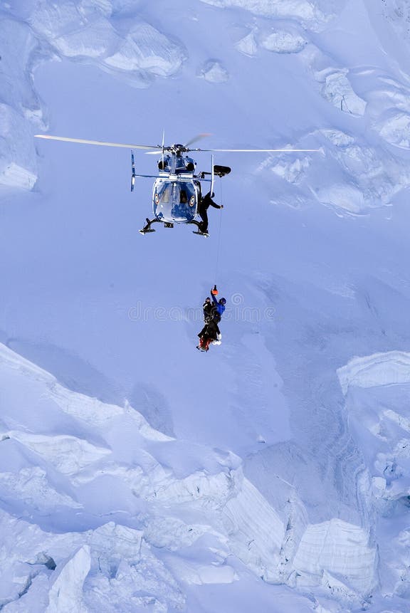 Helicopter Rescue stock image. Image of frozen, snow, switzerland - 180731