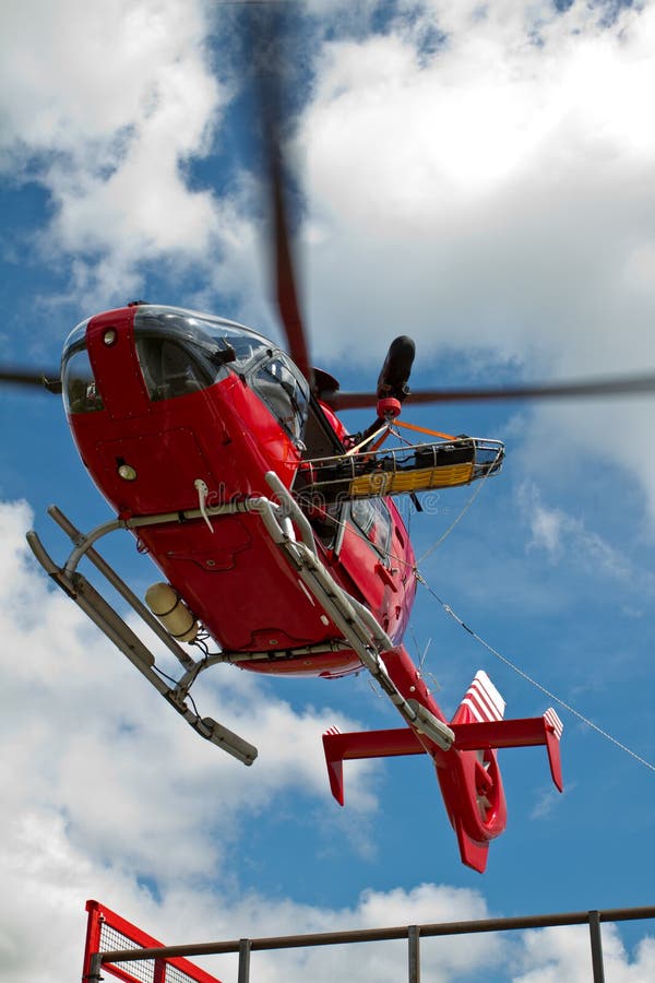 Helicopter Rescue Stretcher Stock Photo - Image of aerial, hover: 10874450