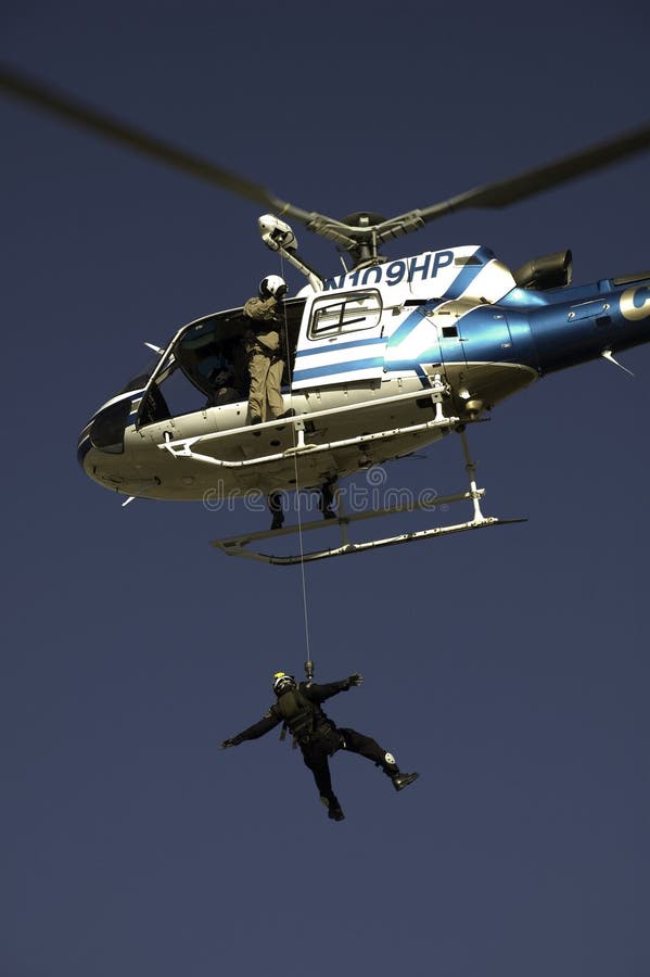 SAPS Eurocopter Helicopter and Task Force Di Editorial Photo - Image of ...