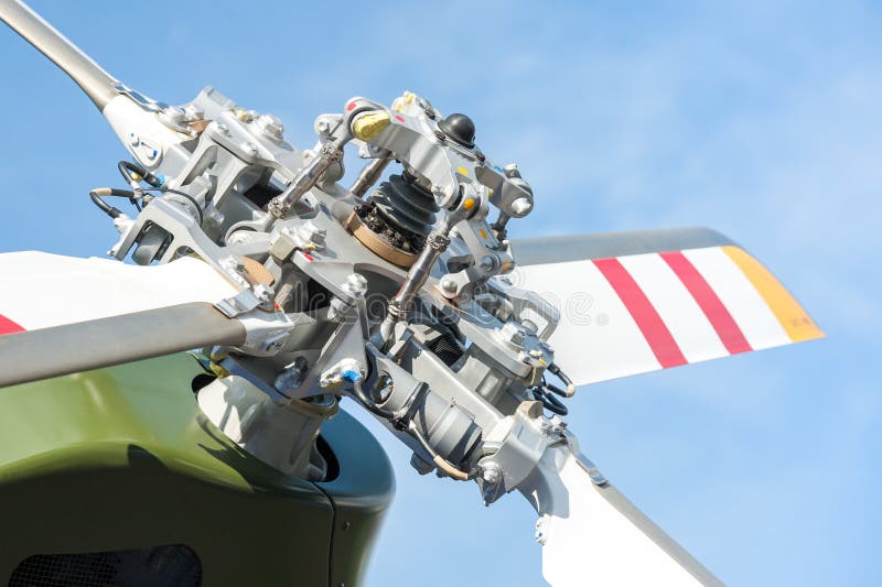 Tail Rotors of a Combat Helicopter Stock Image - Image of aircraft ...