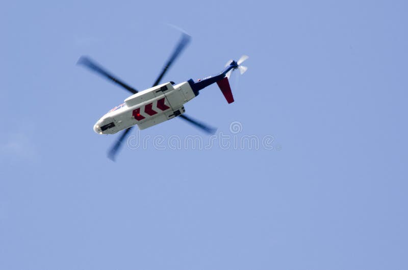Helicopter seen from below editorial image. Image of copter - 35225005