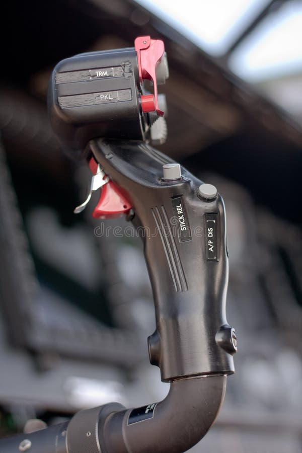 Helicopter stick control stock image. Image of aviation - 16513489