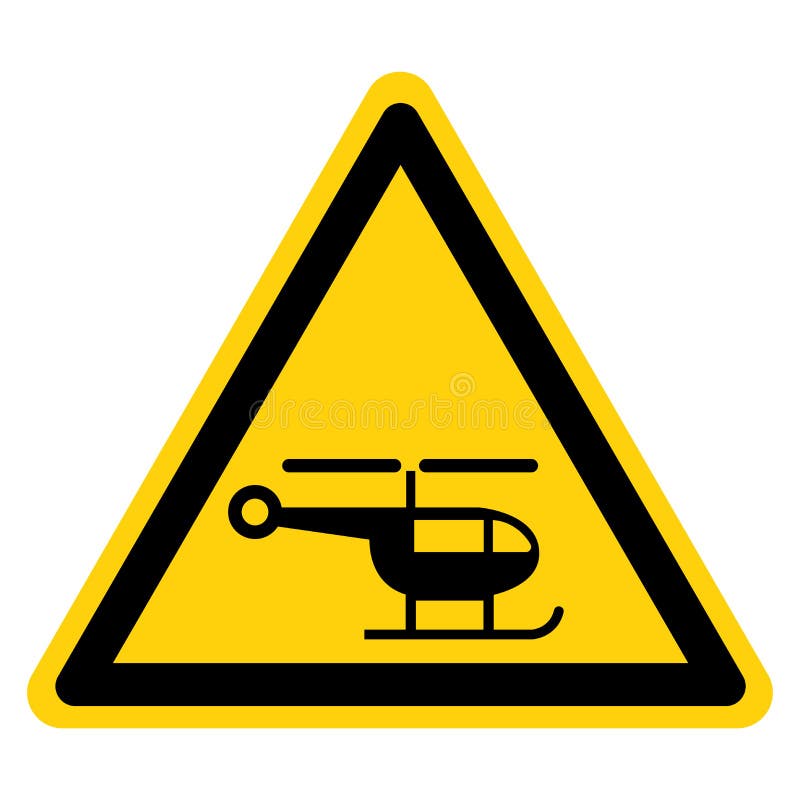 Helicopter Pad Symbol Sign, Vector Illustration, Isolate on White ...