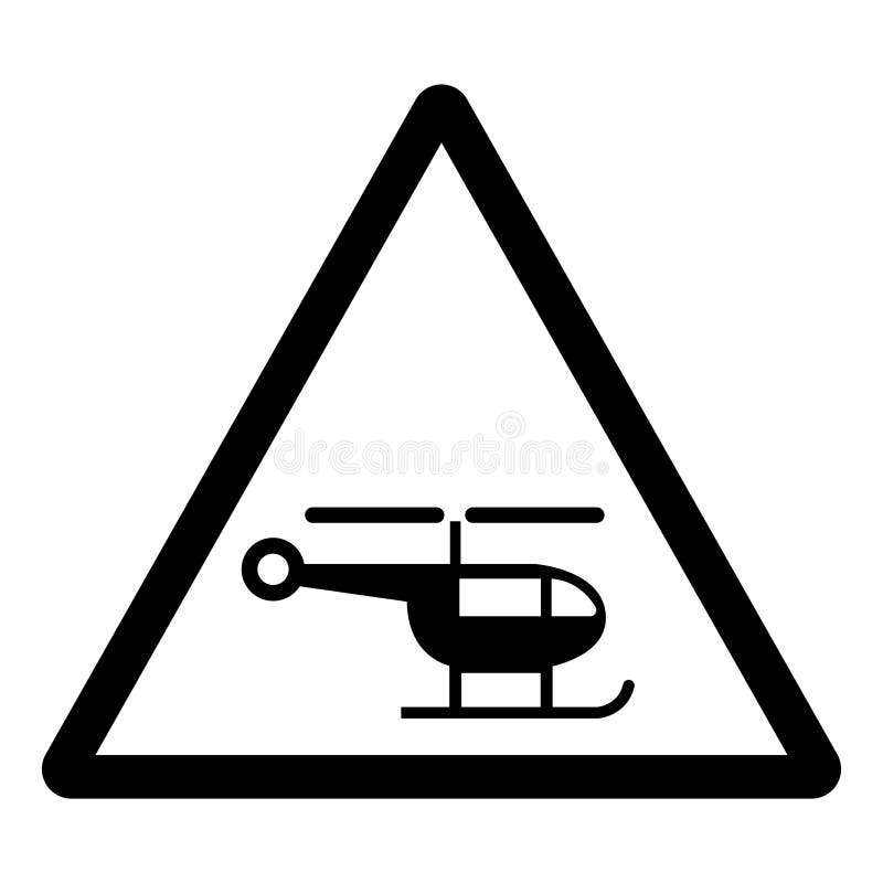 Helicopter Symbol Sign, Vector Illustration, Isolate on White ...
