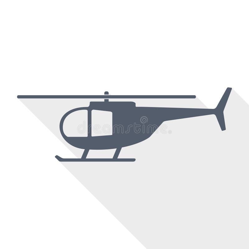 Helicopter, Transport Concept Flat Design Vector Icon Stock Vector ...