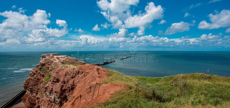 Heligoland Island in the North Sea Stock Photo - Image of bunter, dune ...
