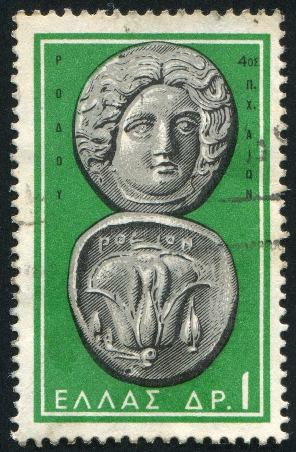 Helios Rose coin editorial image. Image of metal, flower - 237430665