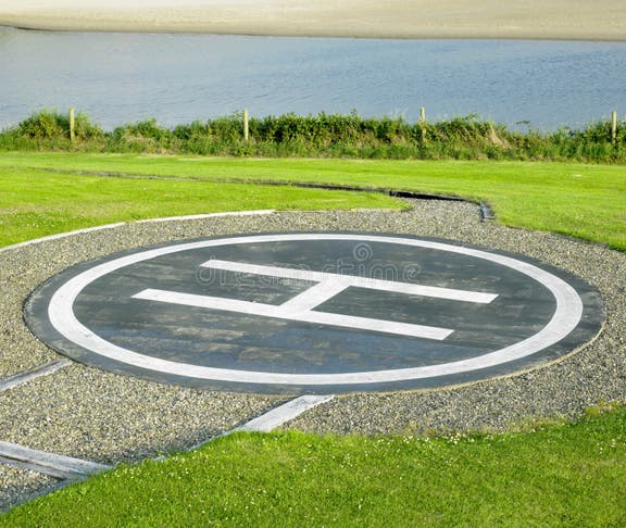 Helipad stock image. Image of western, heliports, heliport - 12551971