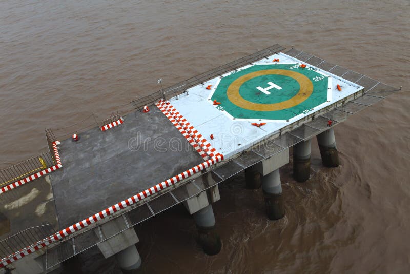 Helipad stock photo. Image of angle, camp, platform, quay - 27829182